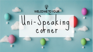 Uni-Speaking corner at emaze Presentation