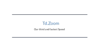 Td.Zoom at emaze Presentation