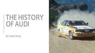 The History of audi at emaze Presentation