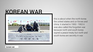 korean war book report at emaze Presentation