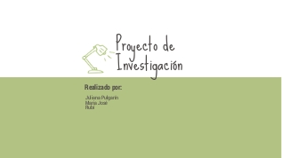 Proyecto de Investigación at emaze Presentation