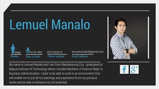 Lemuel Manalo at emaze Presentation