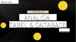 ANALISA TABEL DATA at emaze Presentation