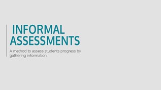 Informal Assessments at emaze Presentation