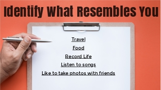 Identify What Resembles You at emaze Presentation