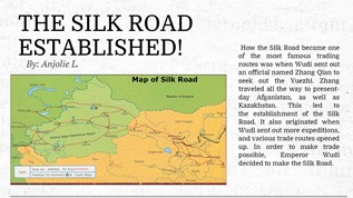 The Silk Road at emaze Presentation