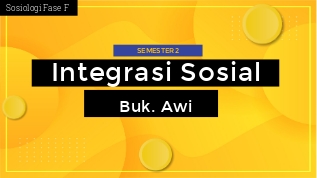 Integrasi sosial at emaze Presentation