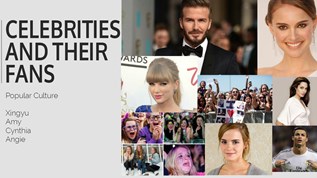 Celebrities And their fans at emaze Presentation