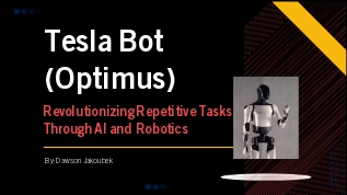 Tesla Bot (Optimus) at emaze Presentation