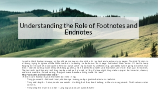 Understanding the Role of Footnotes and Endnotes on emaze