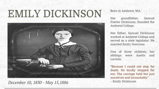 Emily Dickinson at emaze Presentation