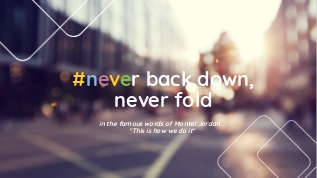 #25 never back down, never fold copy2 at emaze Presentation