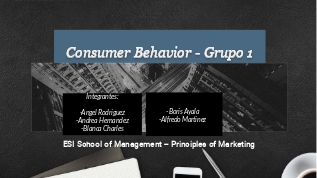 Consumer Behavior_Grupo 1 at emaze Presentation
