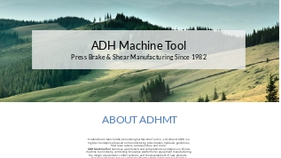 ADH Machine Tool on emaze