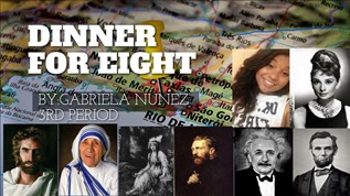 Dinner For eight at emaze Presentation