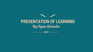 Presentation of Learning at emaze Presentation