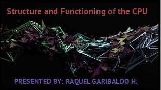 Structure and Functioning of the CPU at emaze Presentation