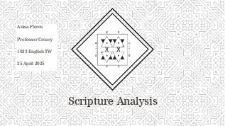 scripture analysis at emaze Presentation