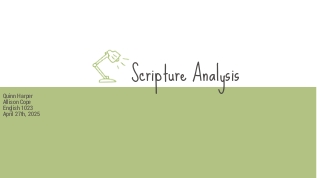Scripture Analysis at emaze Presentation