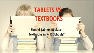 TABLETS vs TEXTBOOKS at emaze Presentation