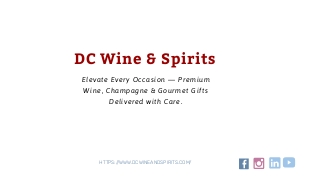 DC Wine and Spirits | Premium Gifting Solutions for Every Occasion at ...