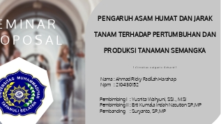 SEMINAR PROPOSAL at emaze Presentation