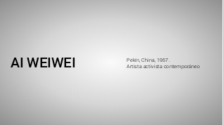 ai weiwei at emaze Presentation