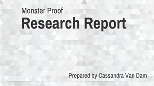 Monster Proof Research Report at emaze Presentation