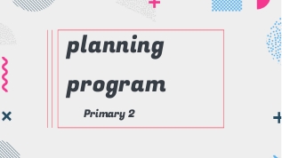 Program planning at emaze Presentation