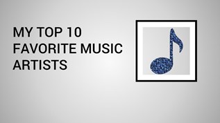 My top 10 Favorite Music Artists at emaze Presentation