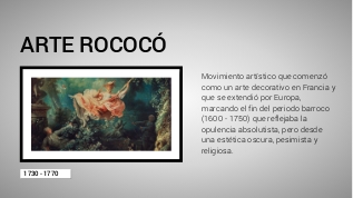 Arte rococó at emaze Presentation
