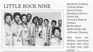 Little Rock Nine at emaze Presentation