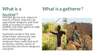 Hunters and Gatherers at emaze Presentation
