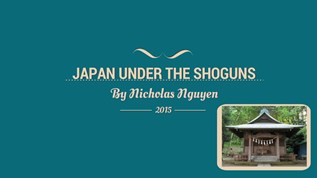 JAPAN UNDER THE SHOGUN at emaze Presentation