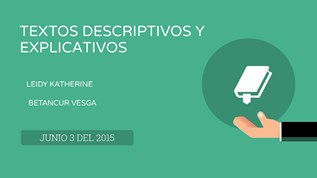 TEXTOS DESCRIPTIVOS at emaze Presentation