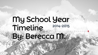 My School Year timeline at emaze Presentation