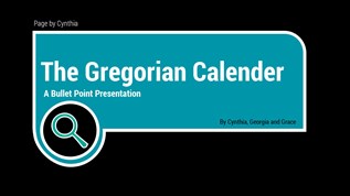 The Georgian Calendar at emaze Presentation