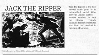 JACK THE RIPPERJack at emaze Presentation