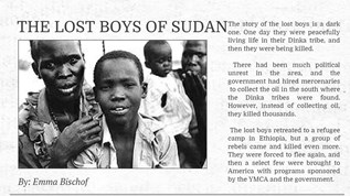 The Lost Boys Of Sudan at emaze Presentation