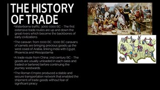 the history of trade at emaze Presentation