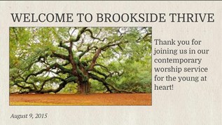 Thrive Announcements at emaze Presentation