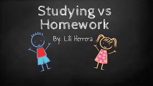 Studying vs Homework at emaze Presentation