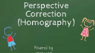 Camera Perspective Correction at emaze Presentation