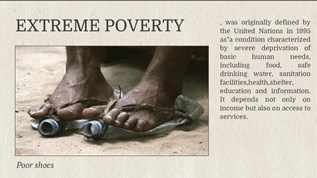 EXTREME POVERTY, was at emaze Presentation
