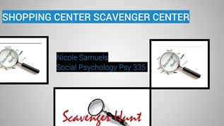 Scavenger Center at emaze Presentation