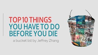 Top 10 Things to Do Before You Die at emaze Presentation