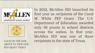 Texas VALLEY PEP Grant at emaze Presentation