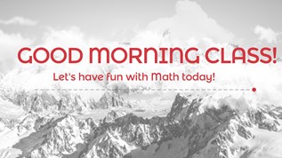 GOOD MORNING CLASS! at emaze Presentation