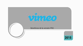 Beneficios Vimeo Pro at emaze Presentation