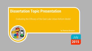 Dissertation Pitch at emaze Presentation